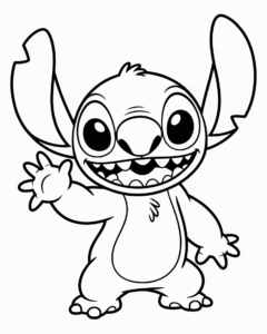 25 Free Printable Stitch Coloring Pages