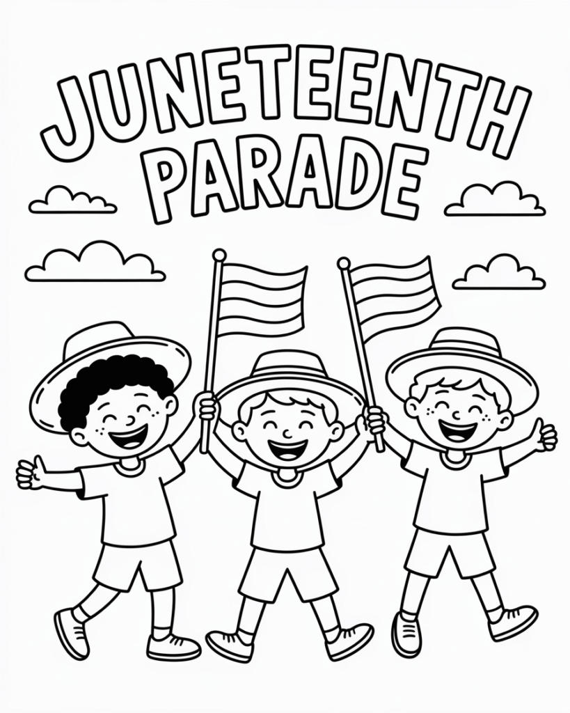 20 Free Printable Juneteenth Coloring Pages