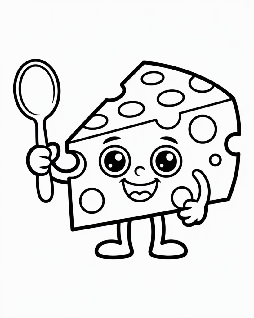 National Mac and Cheese Day Coloring Pages (25 Free Printable PDFs)