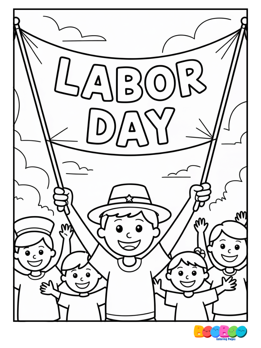 25 Free Printable Labor Day Coloring Pages