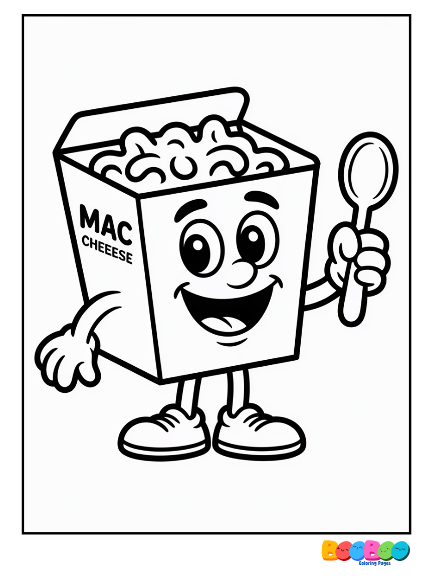 National Mac and Cheese Day Coloring Pages (25 Free Printable PDFs)