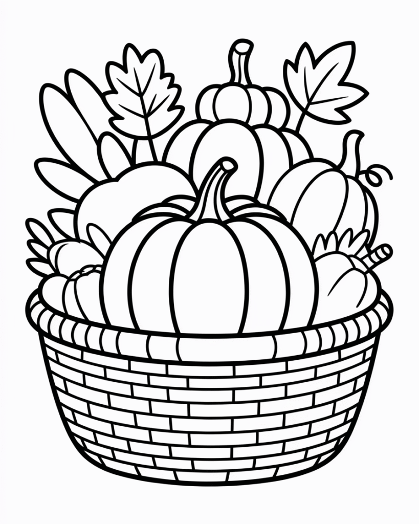 30 Free Printable Pumpkin Coloring Pages