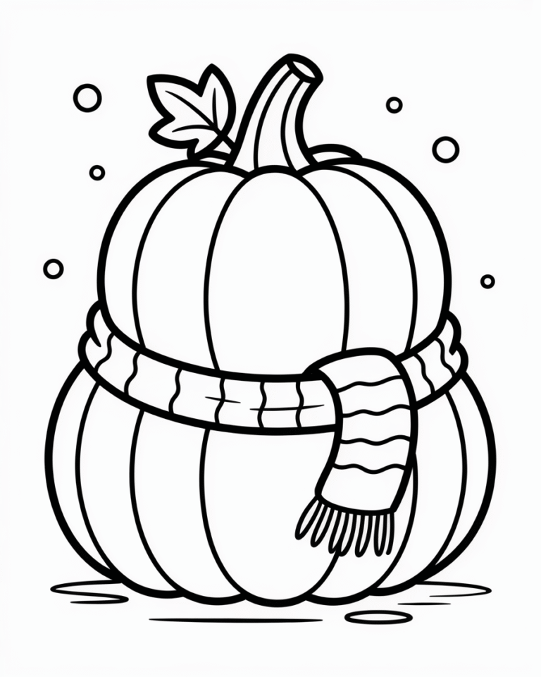 30 Free Printable Pumpkin Coloring Pages