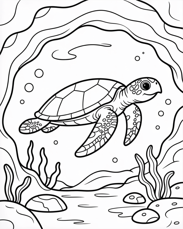 25 Free Printable Sea Animals Coloring Pages